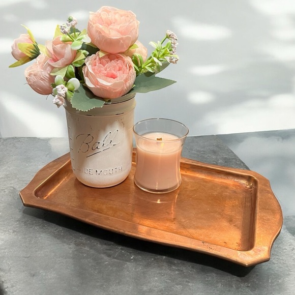 Vintage | Accents | Vintage 4s Solid Copper Vanity Tray | Poshmark